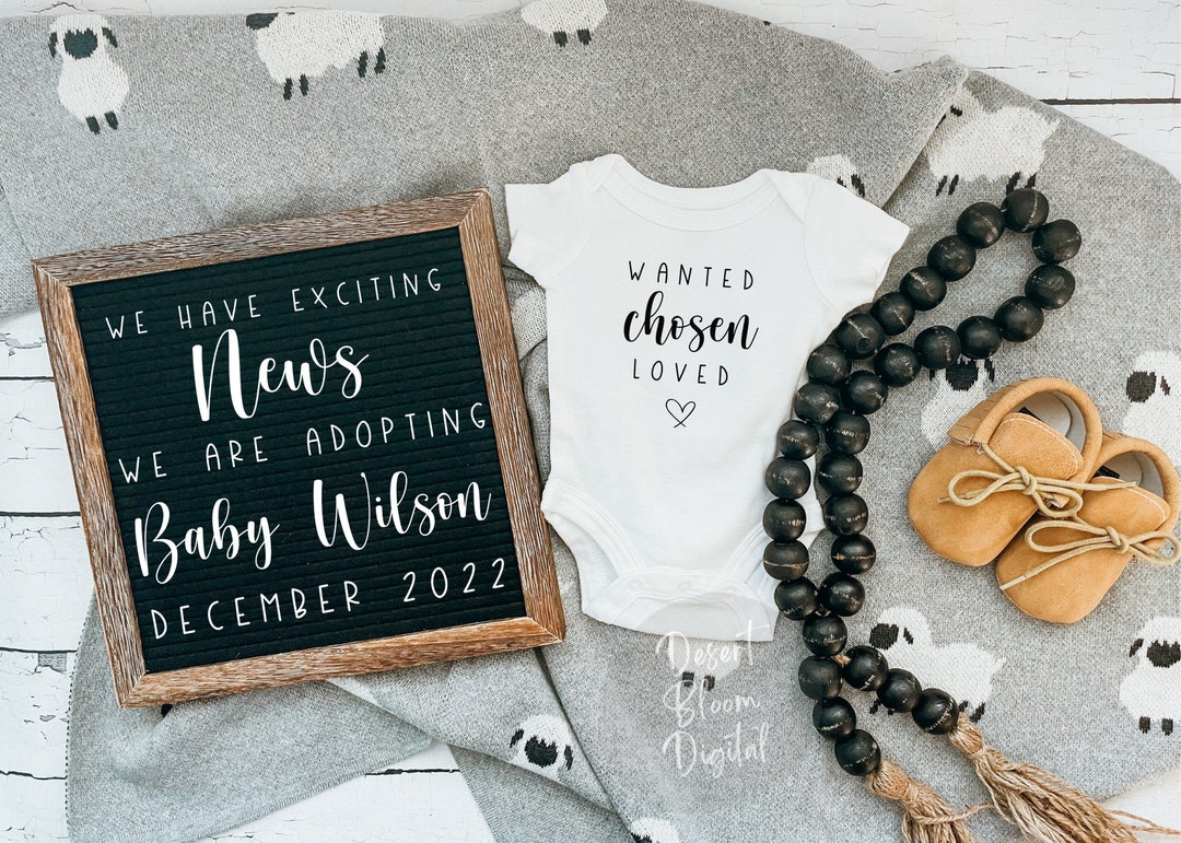 ADOPTION ANNOUNCEMENT | Digital Download | We Are Adopting | Social ...