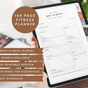 Digital Fitness Planner Goodnotes, Fitness Planner Ipad, Fitness ...