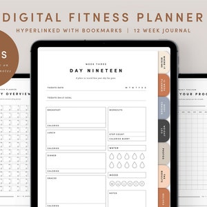 Digital Fitness Planner Goodnotes, Fitness Planner Ipad, Fitness ...