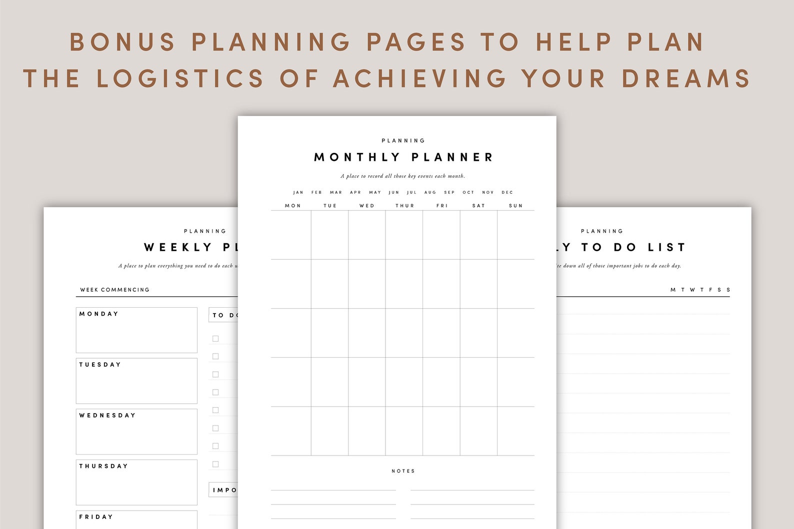 Bucket List Journal Printable Bucket List Printable Bucket - Etsy