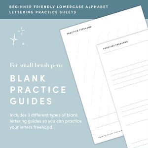 Beginners Calligraphy Lowercase Alphabet Practice Sheets, Calligraphy ...