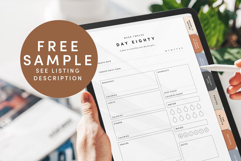 Digital Fitness Planner Goodnotes, Fitness Planner Ipad, Fitness ...