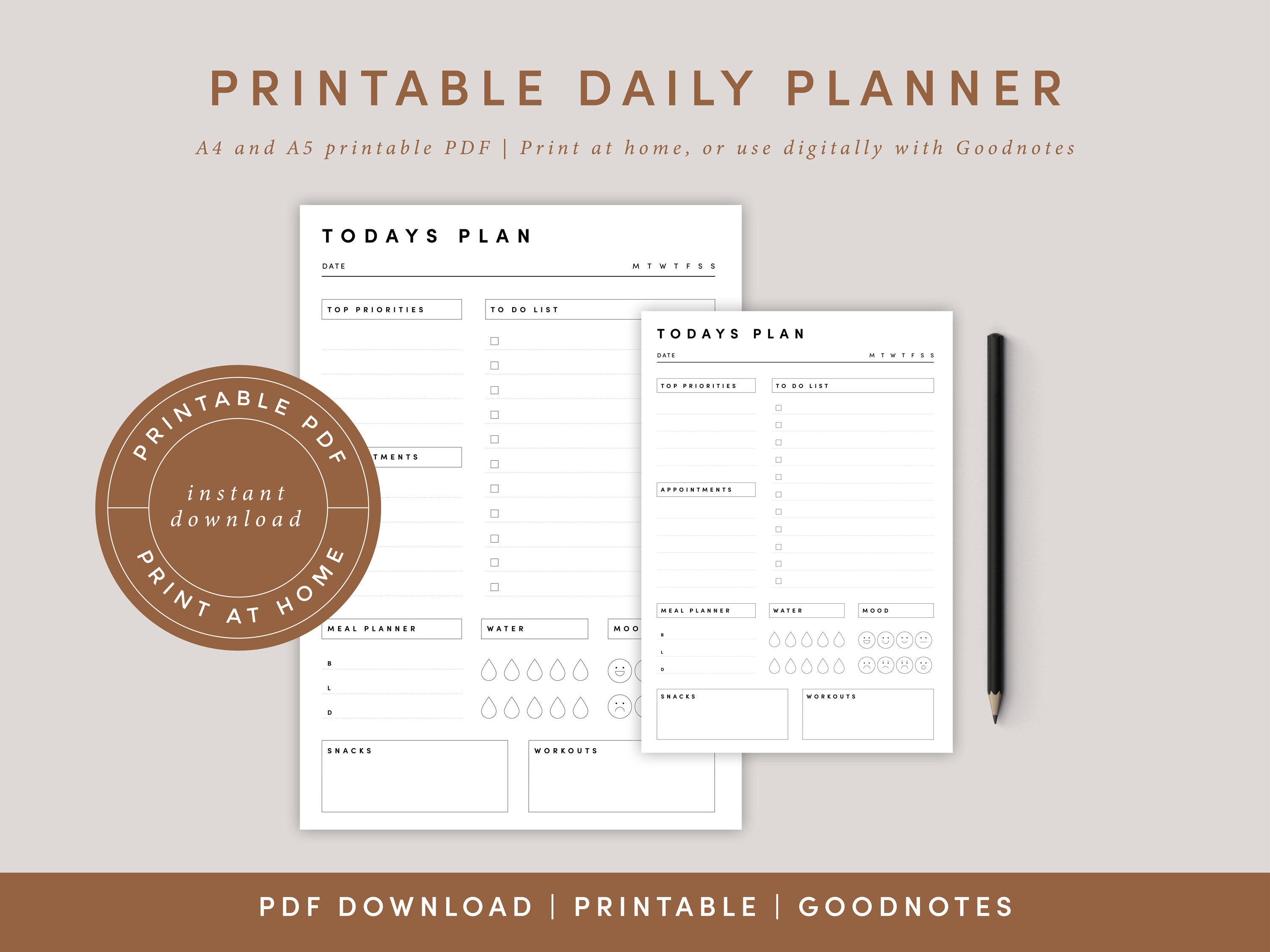 Printable Planner Bundle Digital Planner Bundle for - Etsy