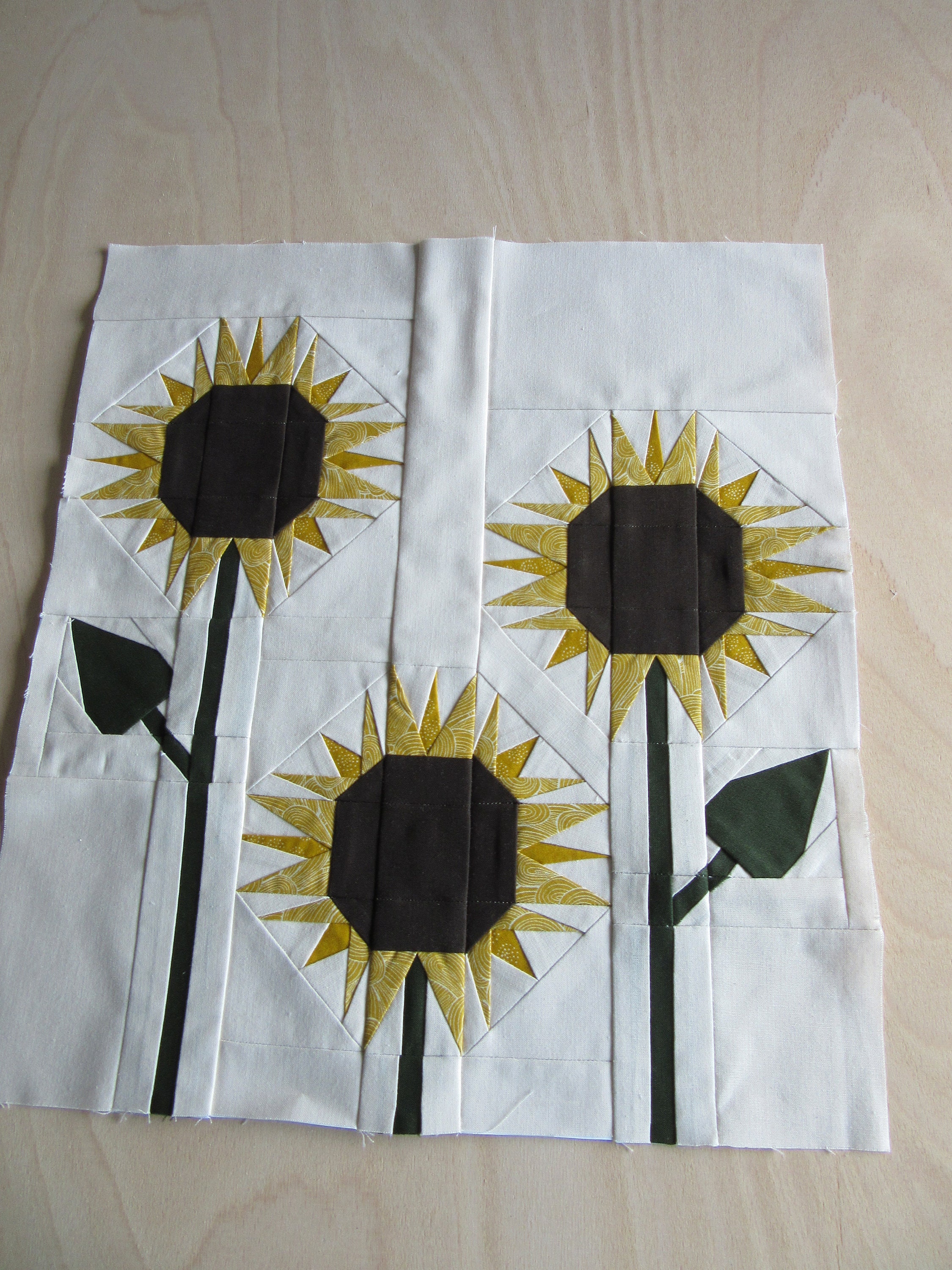 Sunflowers / Sunflower Foundation Paper Piecing / PDF Pattern - Etsy