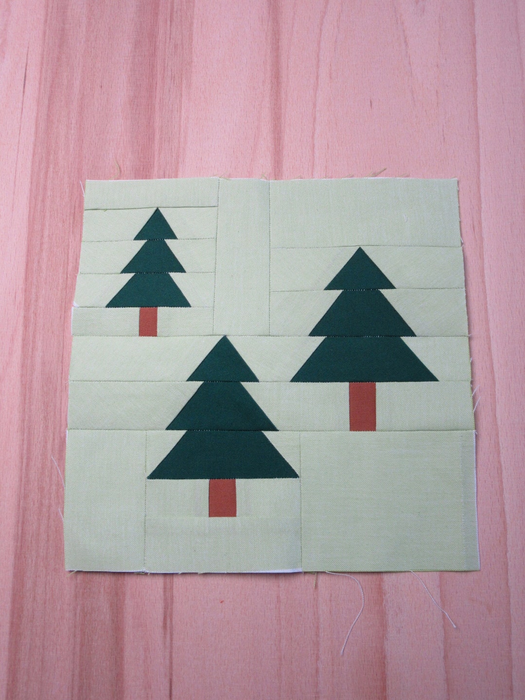 Foundation Paper Piecing Instructions Forest / FPP Pattern Forest ...