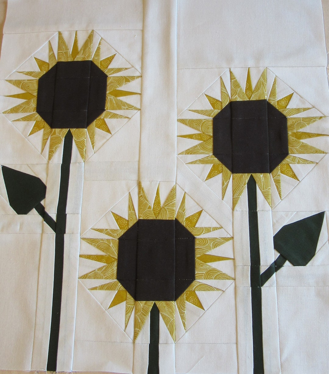 Sunflowers / Sunflower Foundation Paper Piecing / PDF Pattern - Etsy