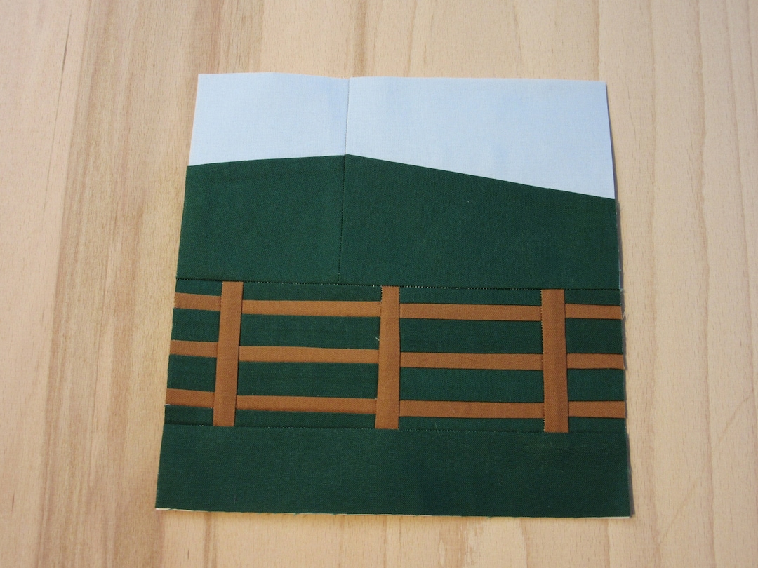 Foundation Paper Piecing Instructions Garden Fence / FPP Pattern Garden ...