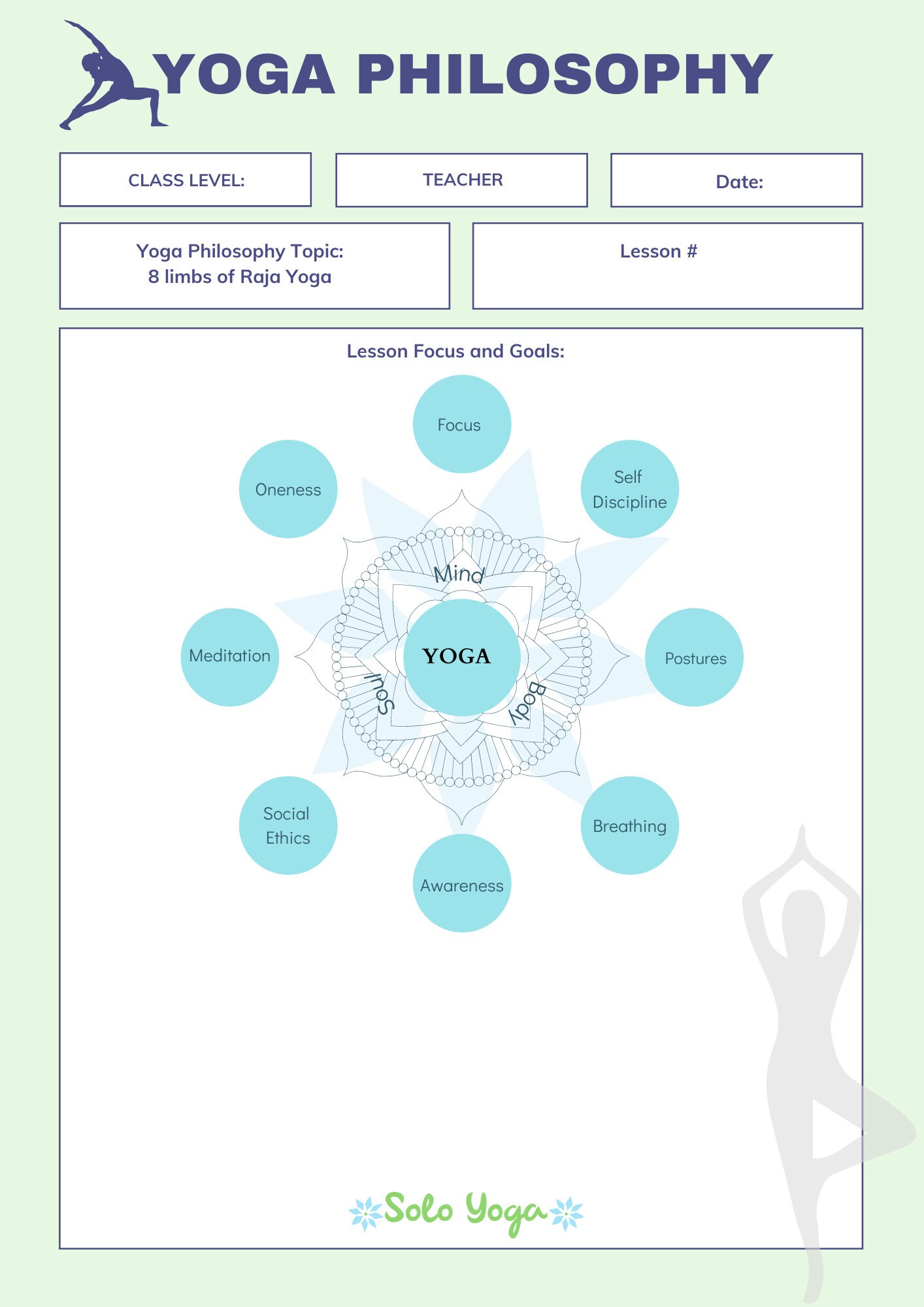 Yoga Lesson Plans - Etsy