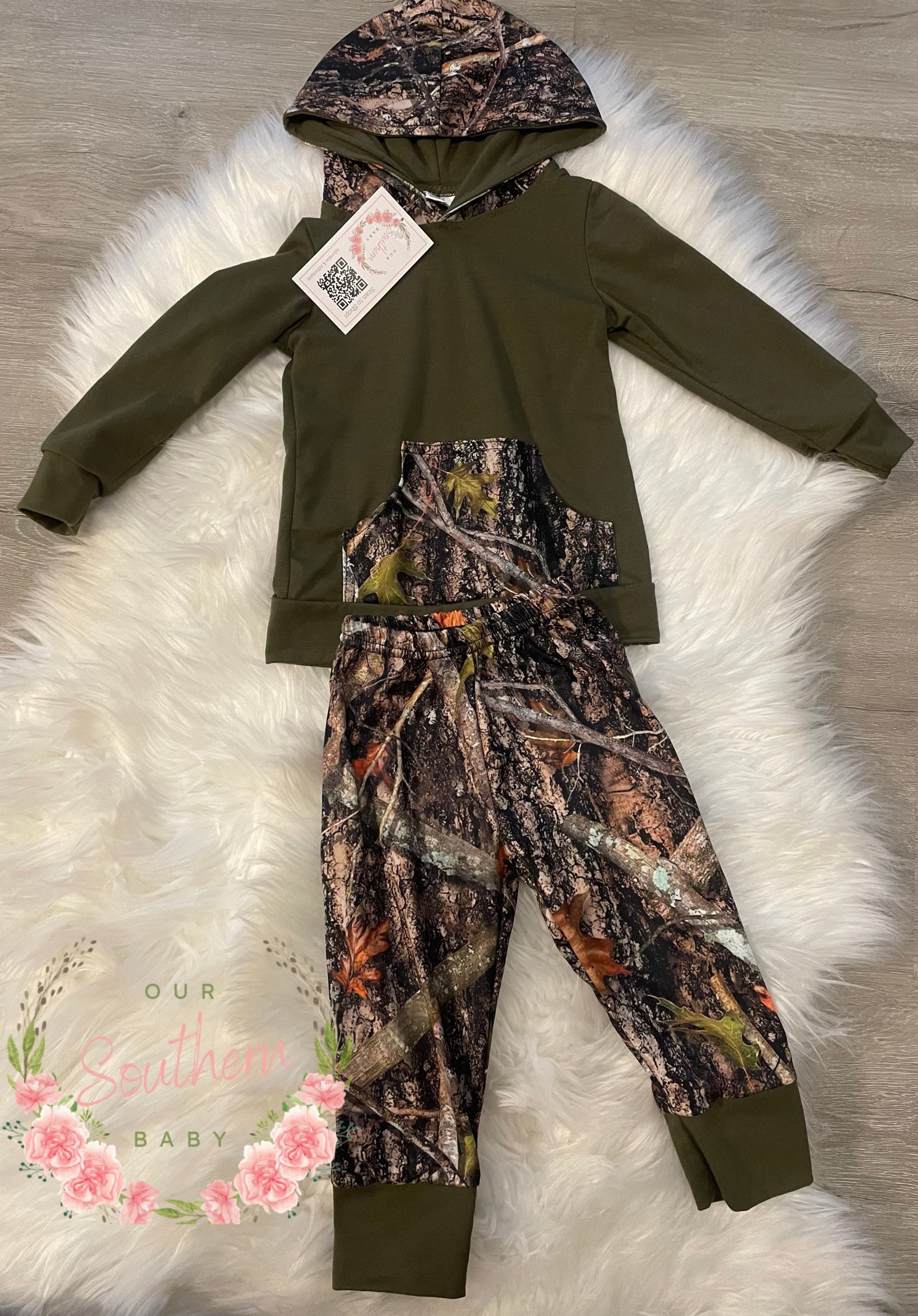 Boys Camo Baby Set Hunting Baby Outfit Toddler Full Outfit | Etsy