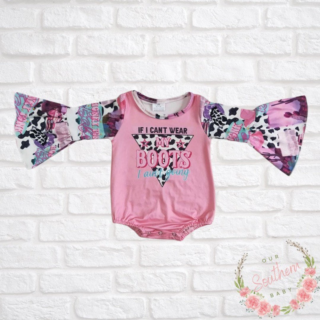 Baby Girl Outfit, Western Baby Outfit, Newborn Girl Coming Home Outfit, Baby Girl Cowgirl Boots ...