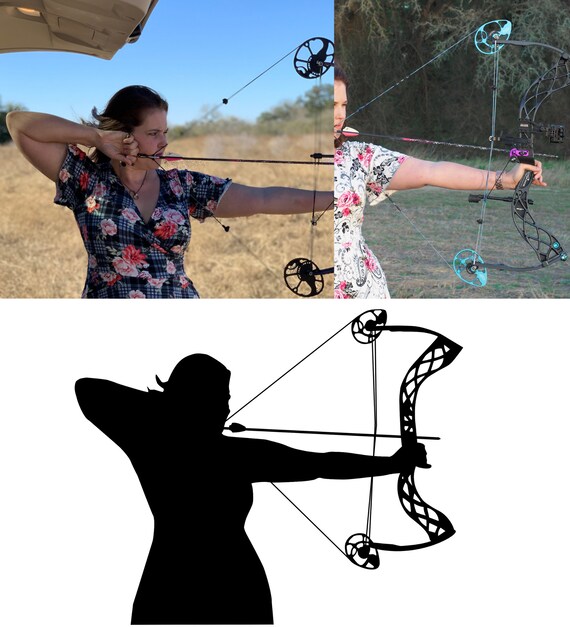 Compound Bow And Arrow Decal