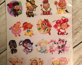 Cookie Run Stickers | Etsy