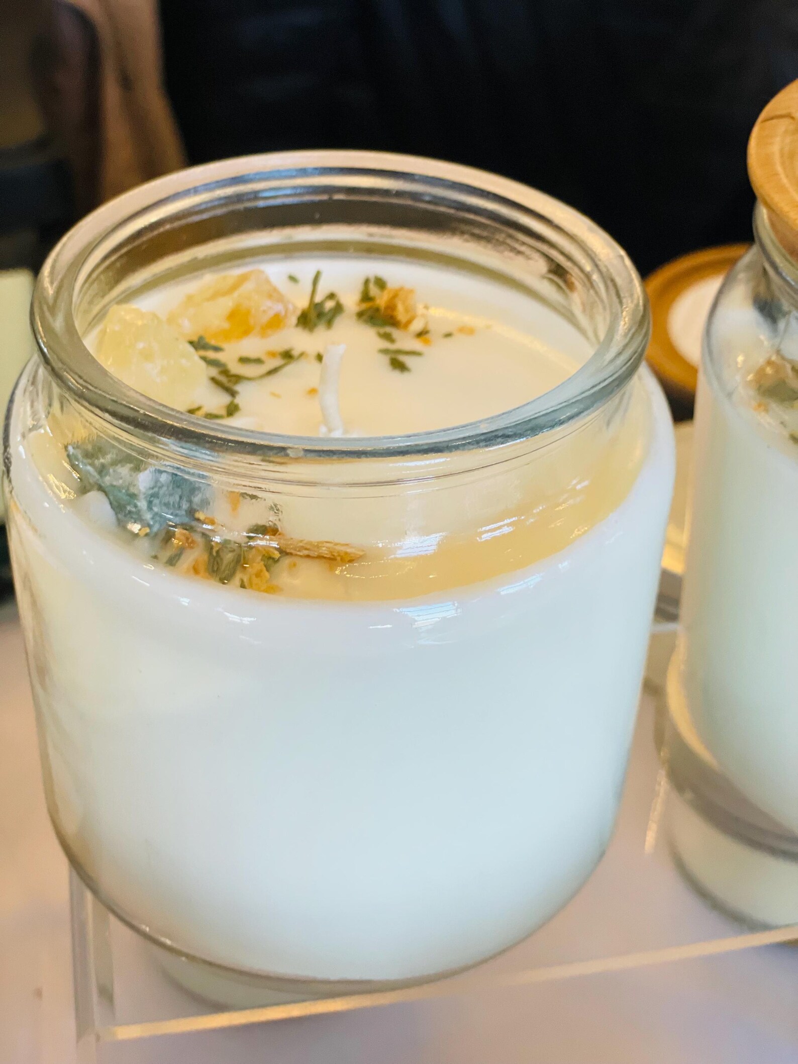 Negative Energy Cleanse Crystal Infused Soy Candle - Etsy