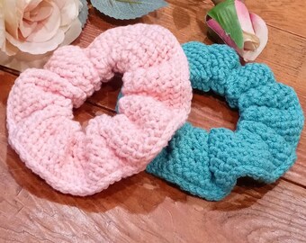 Sandy Flower Scrunchie Crochet Pattern - Etsy