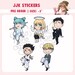 PRE-ORDER Jujutsu Kaisen Vinyl Stickers || Kashimo/ Hana/ Higuruma ...
