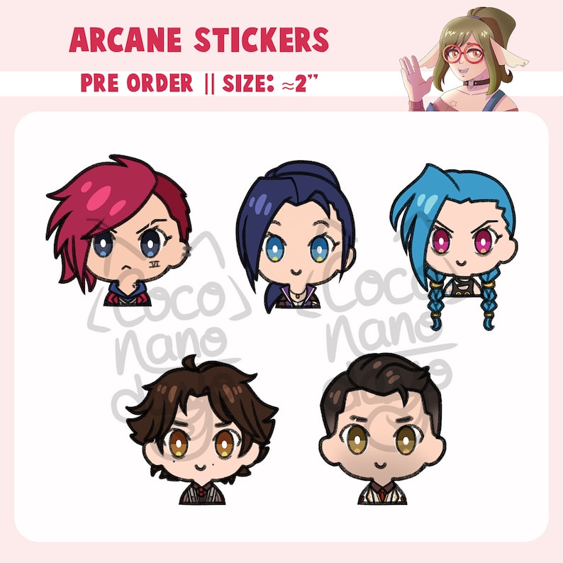Arcane Vinyl Stickers Sheet - Etsy