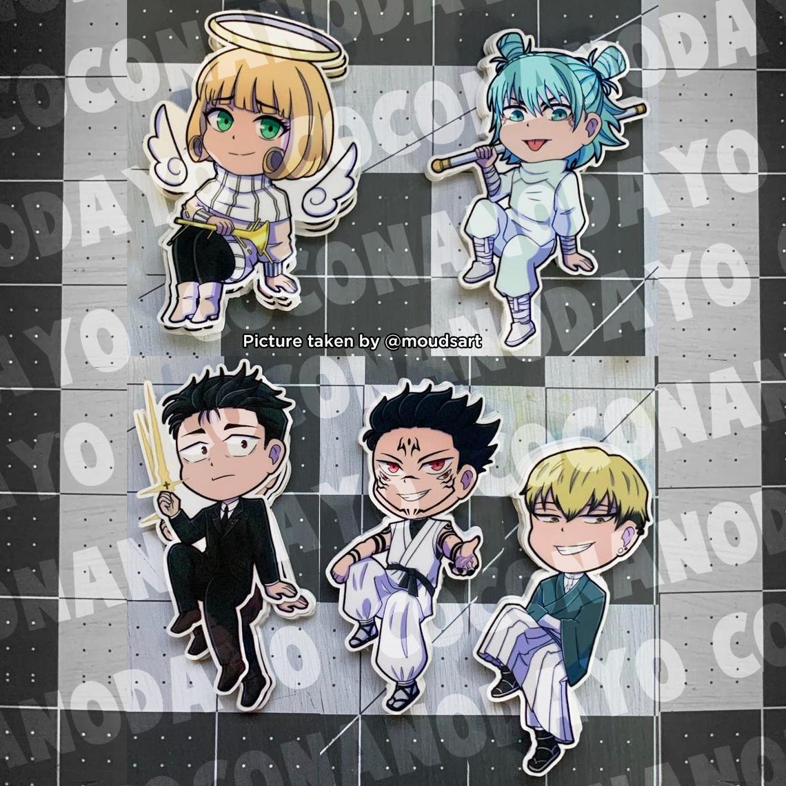 PRE-ORDER Jujutsu Kaisen Vinyl Stickers || Kashimo/ Hana/ Higuruma ...