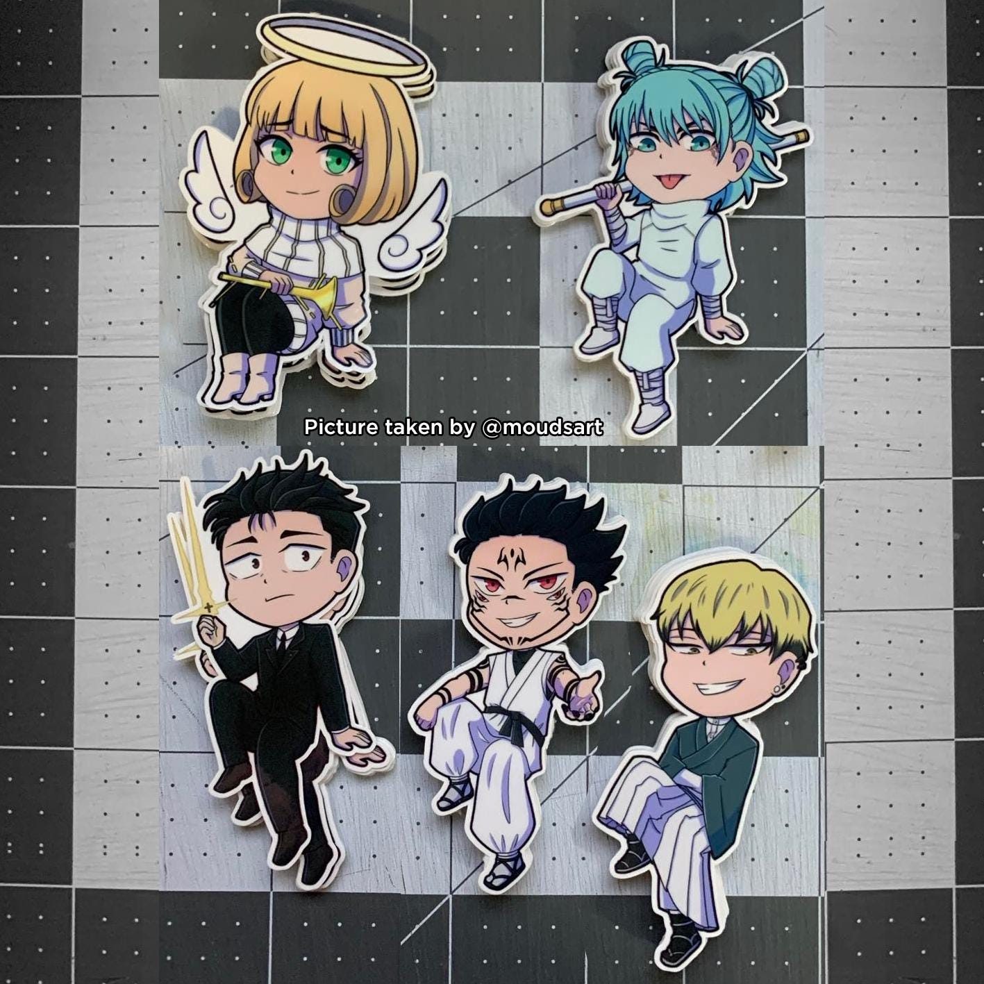 PRE-ORDER Jujutsu Kaisen Vinyl Stickers Kashimo/ Hana/ Higuruma/ Sukuna ...