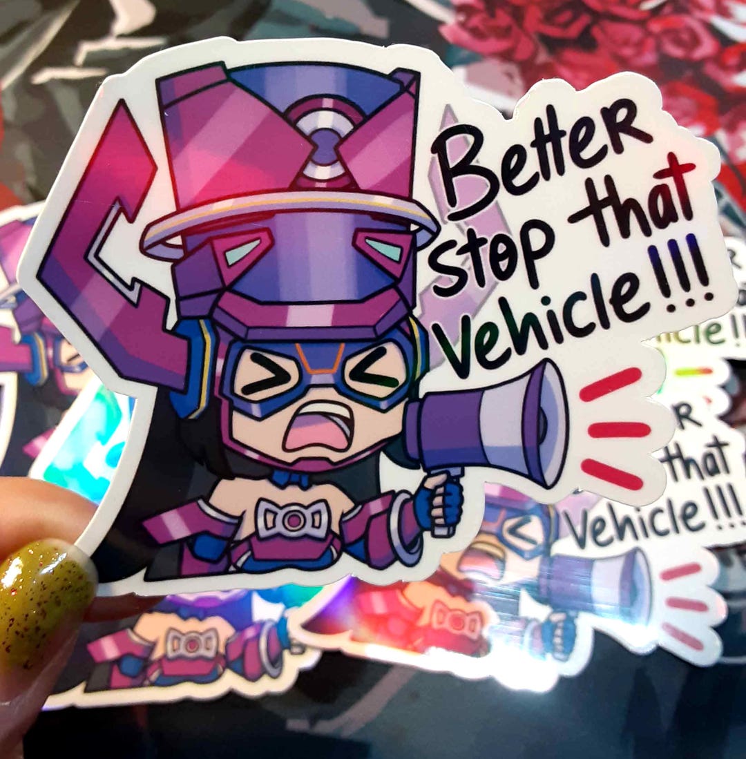 PRE-ORDER Marvel Rivals Galacta Holo Vinyl Stickers || Better Stop That ...
