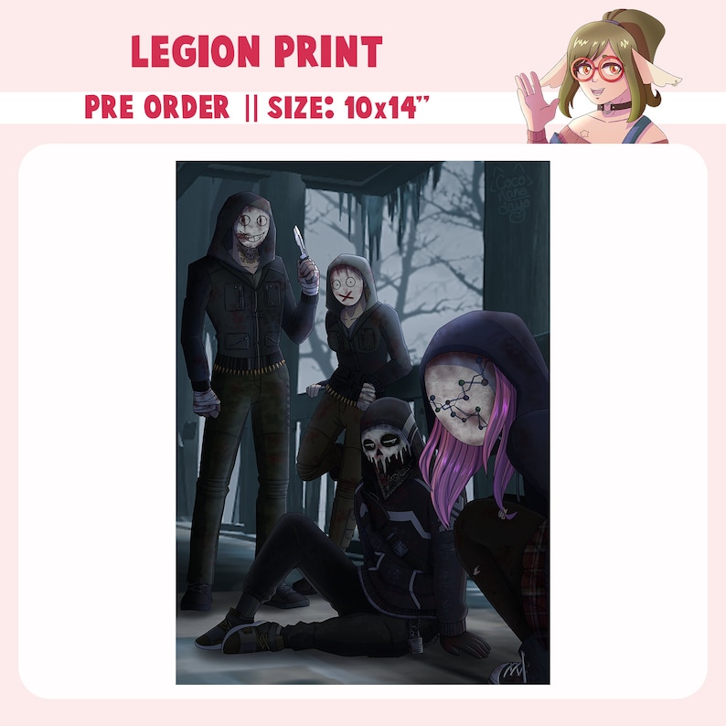 PRE-ORDER Dbd Legion Print - Etsy