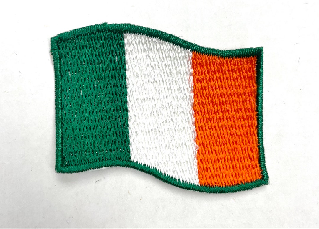 Irish Flag Patch Embroidered Badge Sew on Emblem - Etsy