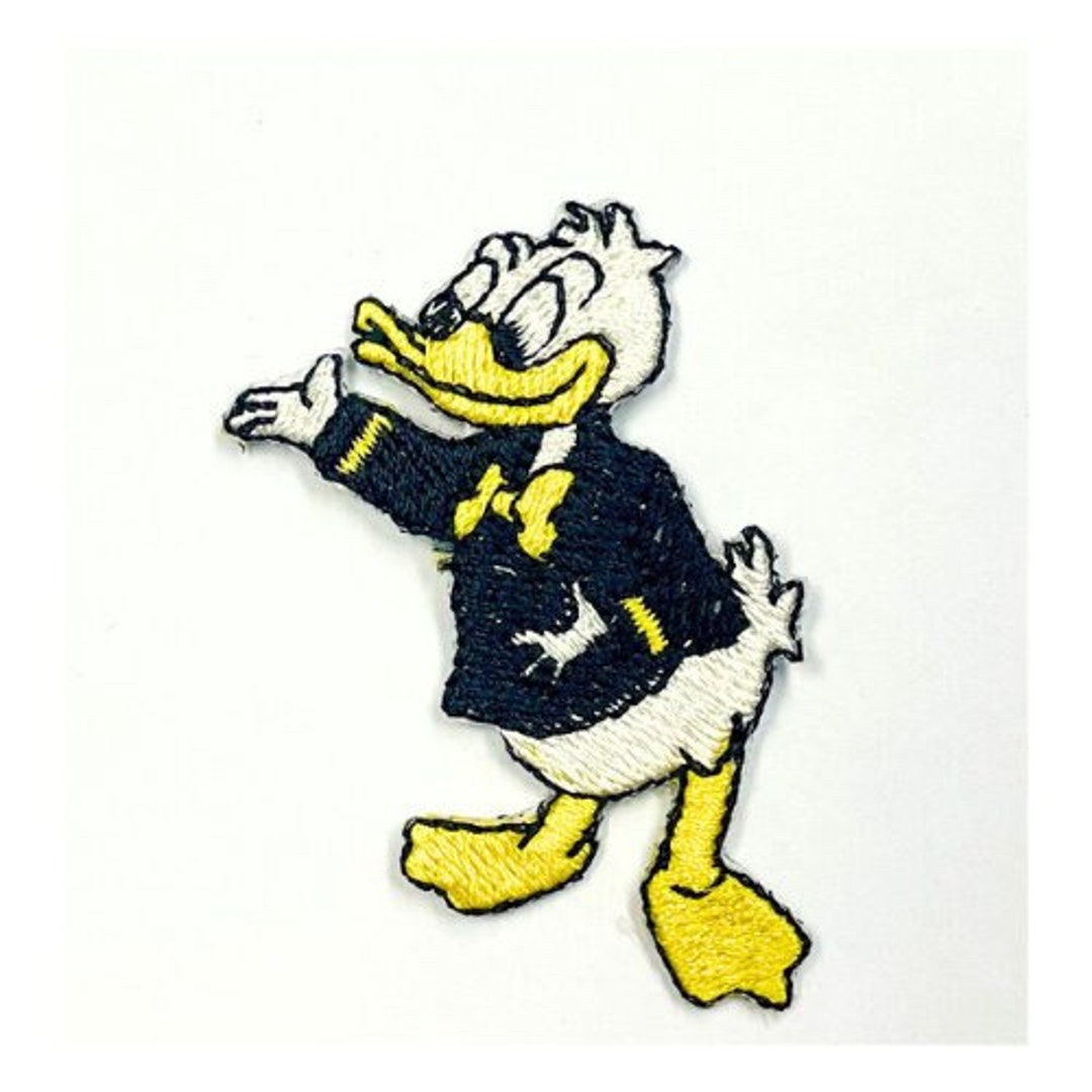 Vintage Uncle Scrooge Mcduck Embroidery Patch Iron on Walt Disney ...