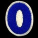 Initial O Letter Embroidered Embroidery Patch Sew on Emblem - Etsy