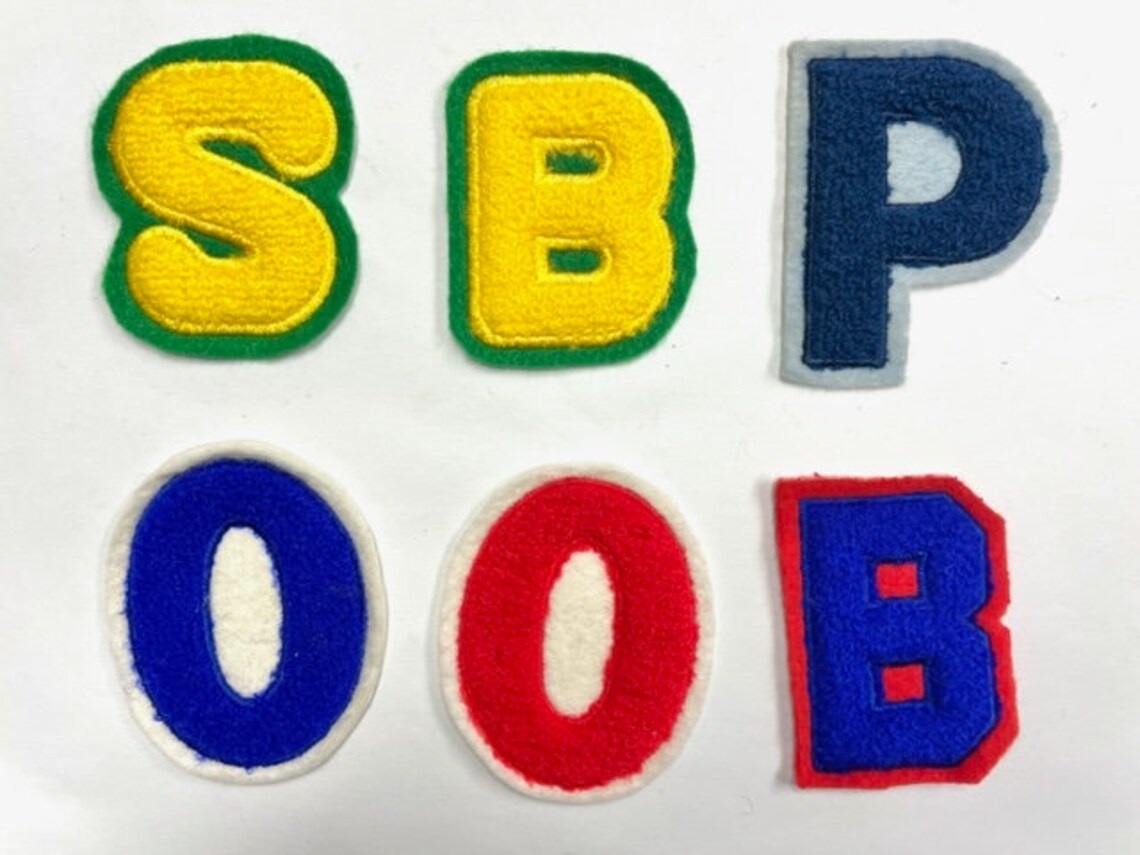 Initial O Letter Embroidered Embroidery Patch Sew on Emblem - Etsy