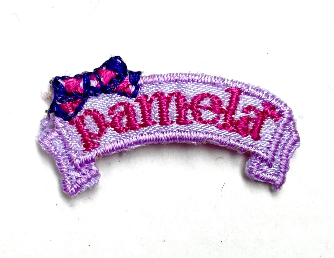 Vintage Pamela Doll Patch Embroidered Badge Iron Sew on Emblem - Etsy