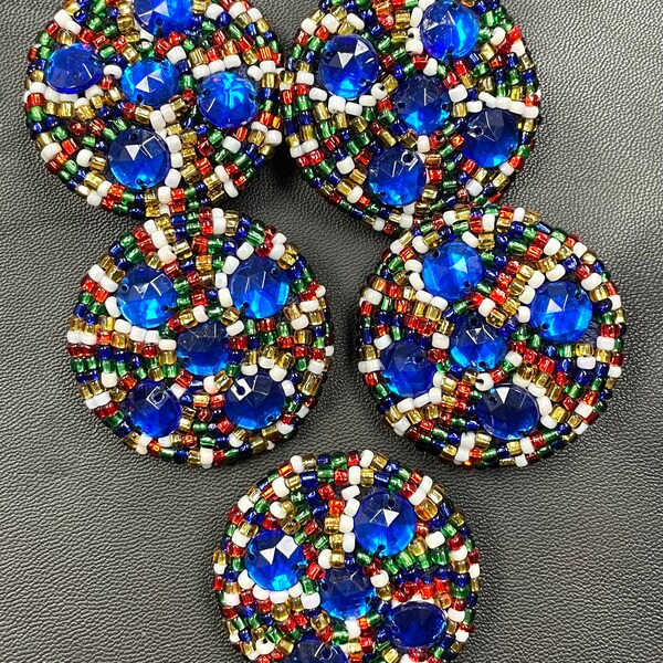 Rhinestone Buttons - Etsy