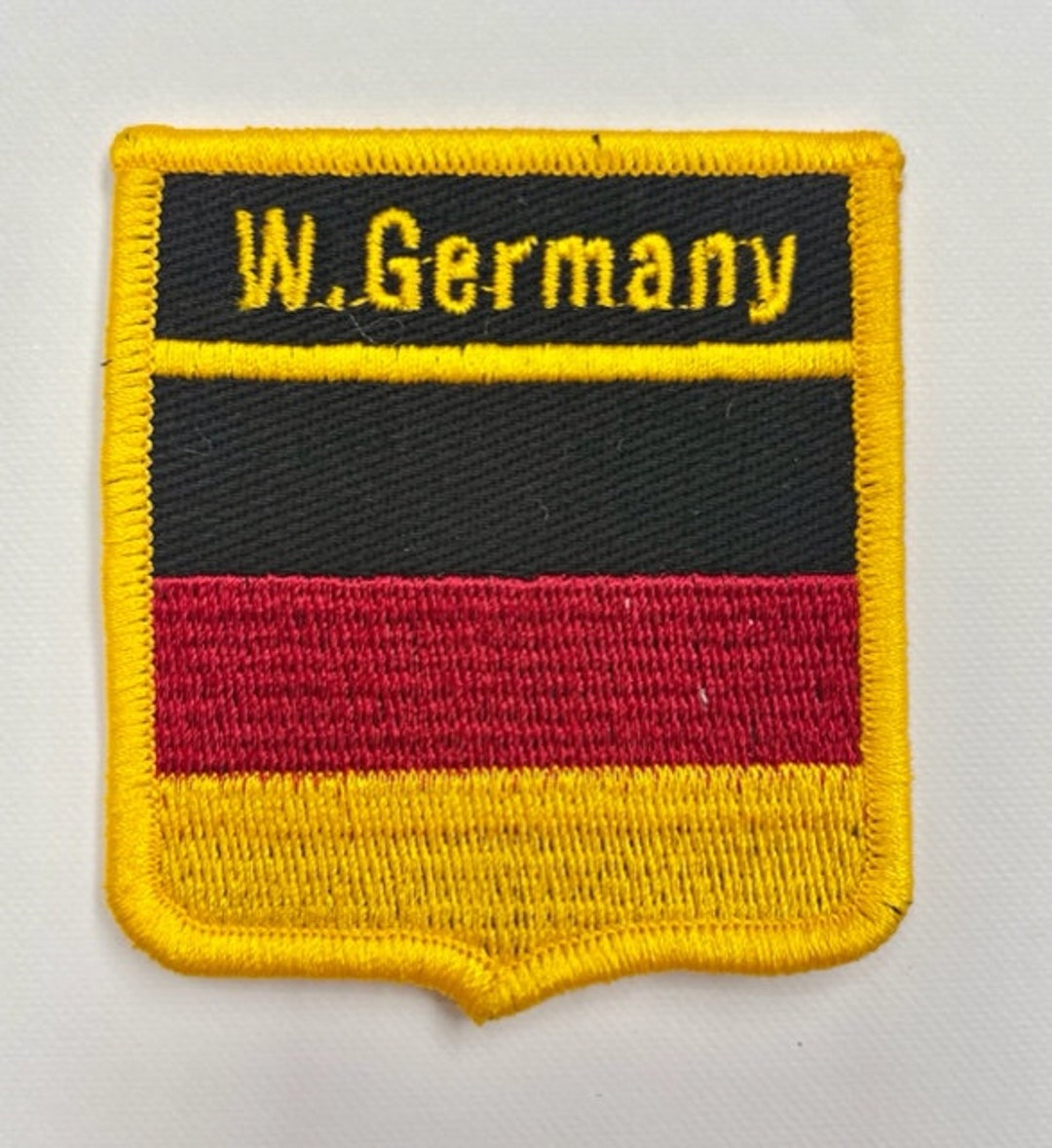 VINTAGE W GERMANY Flag Patch Embroidered Badge Sew on Emblem FIFA World Cup 2022 Soccer Football ...