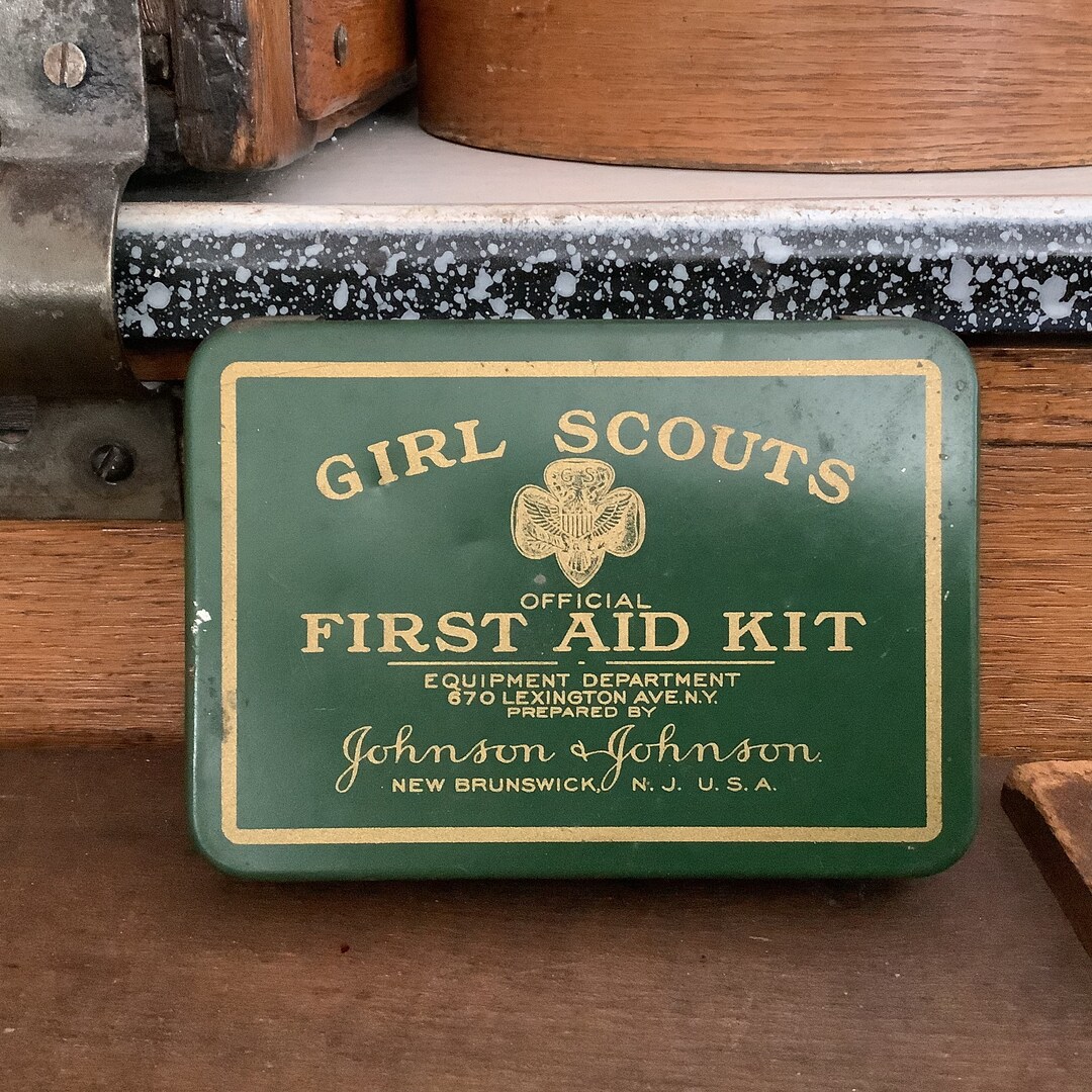 Girl Scouts Official First Aid Kit Tin 1930s - Etsy