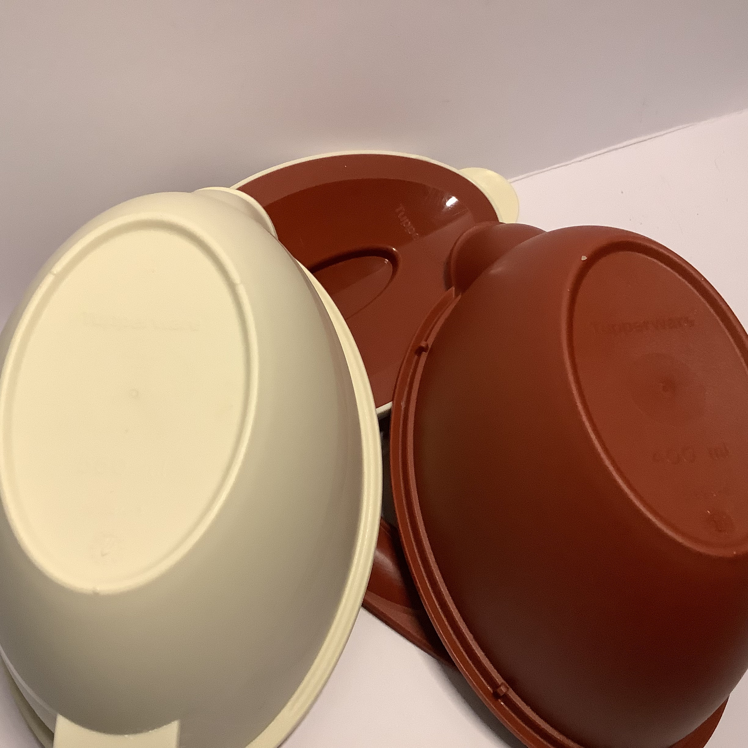 Vintage Tupperware 1970s Brown and Cream Gravy Boat With Original Ladle ...