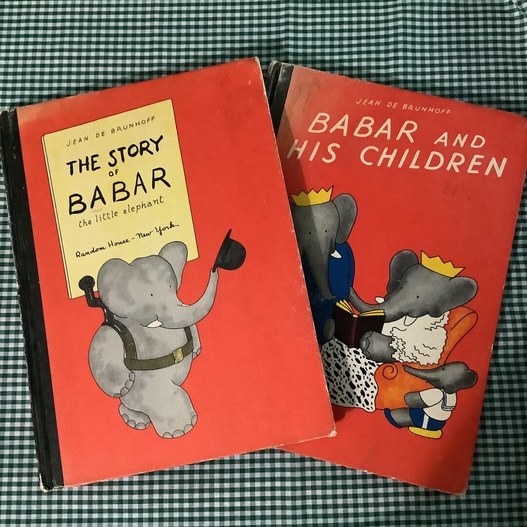 Vintage 1960s the Story of Babar and Babar and His Children Books - Etsy