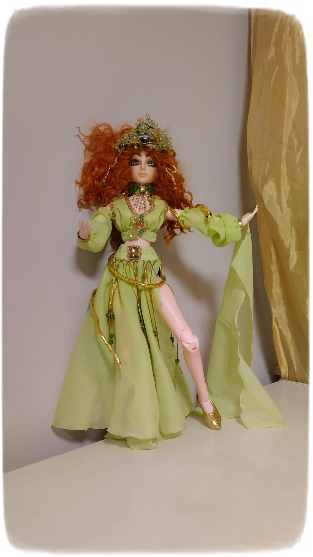 Snake Dancer ,serpent Dance Costume for Smart Dolls , Arabic Dress ...