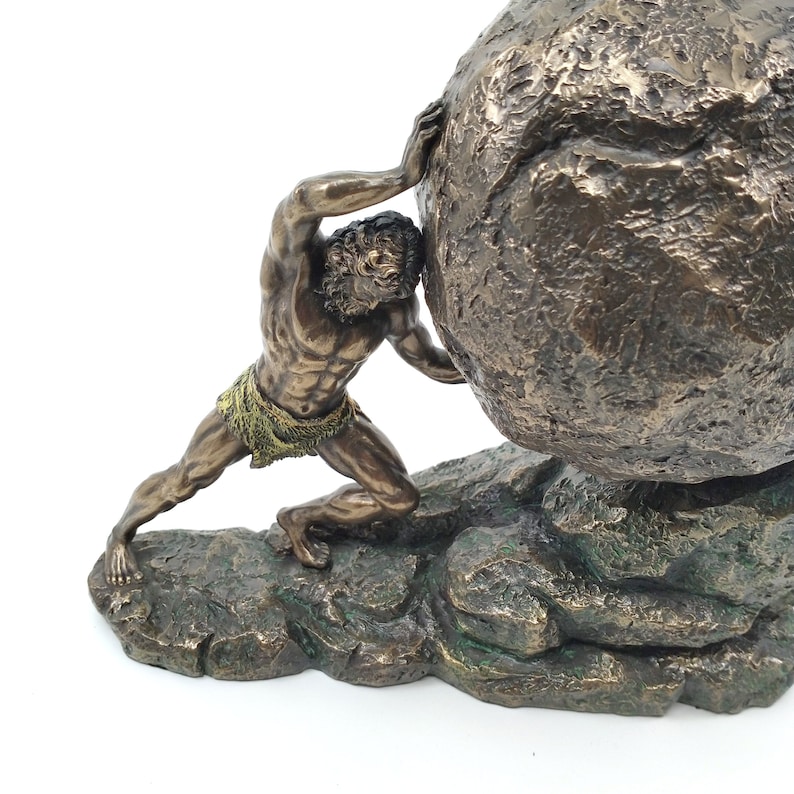 Bronze Sisyphus Sisyphus Statue Sisyphus Figurine Sisyphus - Etsy