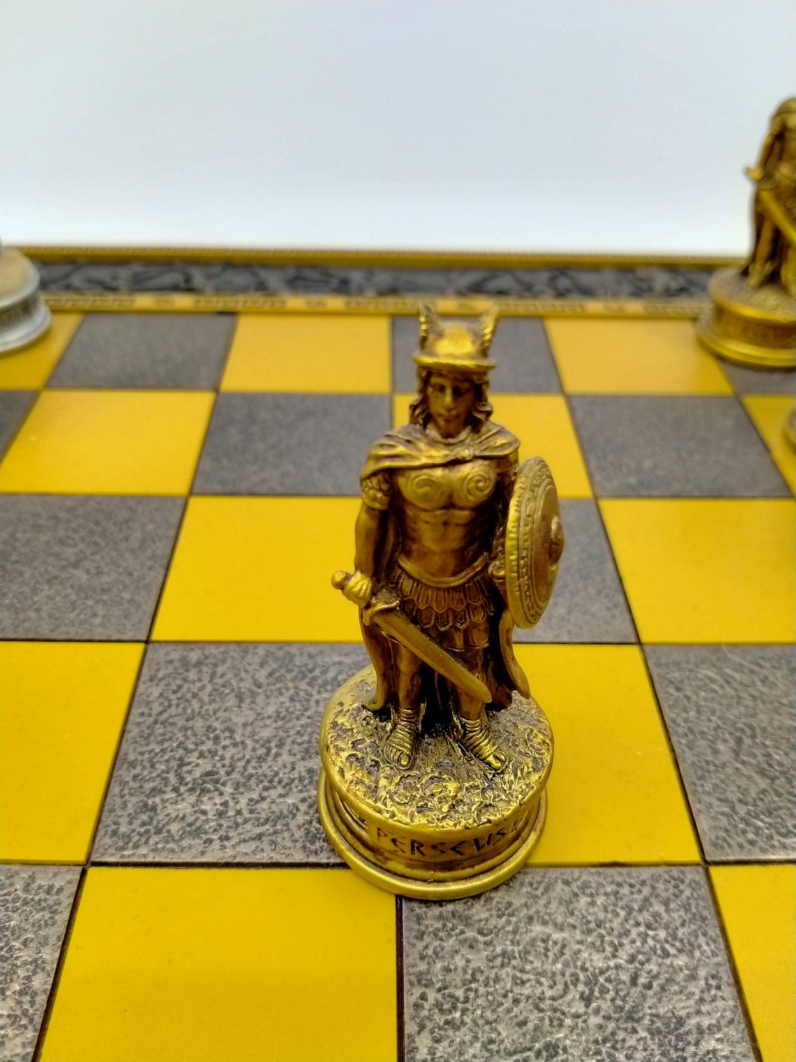 Greek Mythology Chess Set 300 Spartan Chess Set Chess - Etsy