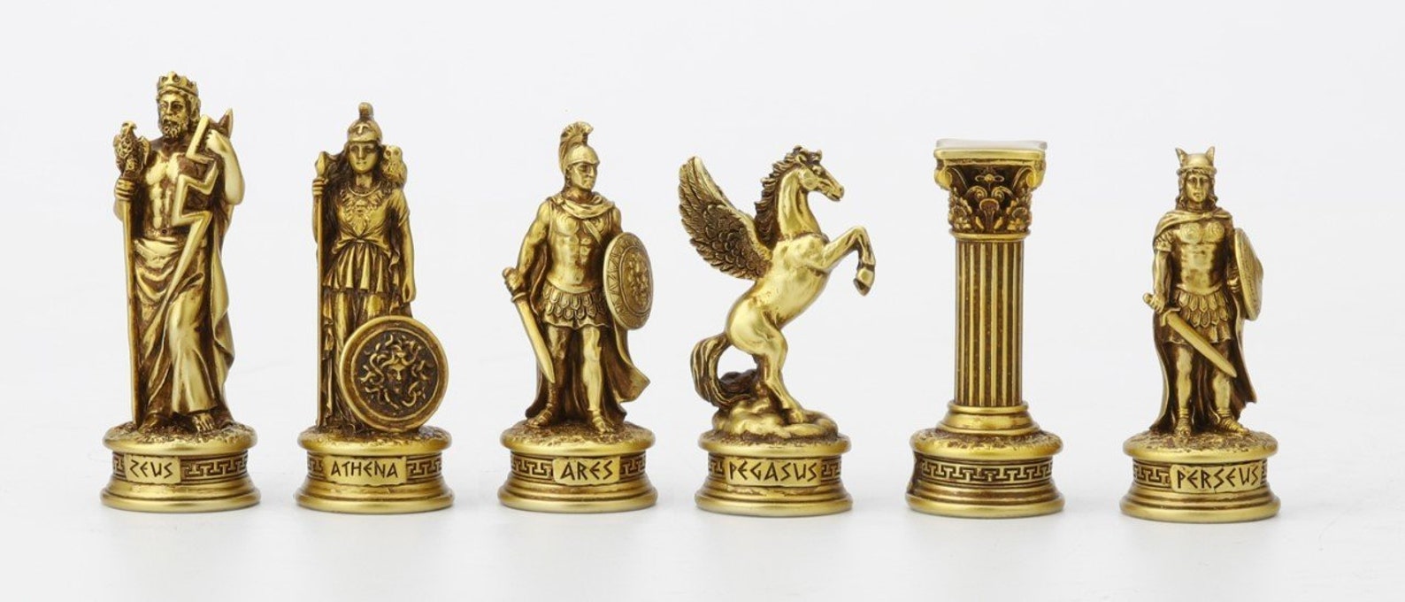 Greek Mythology Chess Set 300 Spartan Chess Set Chess | Etsy