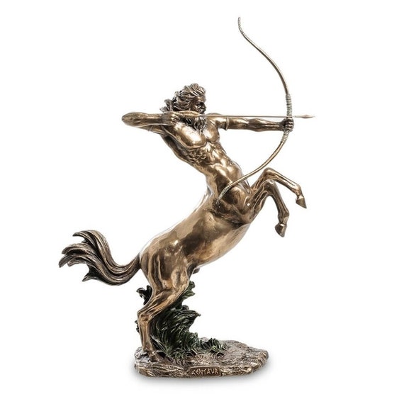 Centaur Statue Rearing Centaur Shooting Arrow Bronze Finish - Etsy