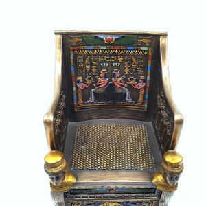 The Chair of Sitamun Statue Bronze Princess Sitamun Throne - Etsy