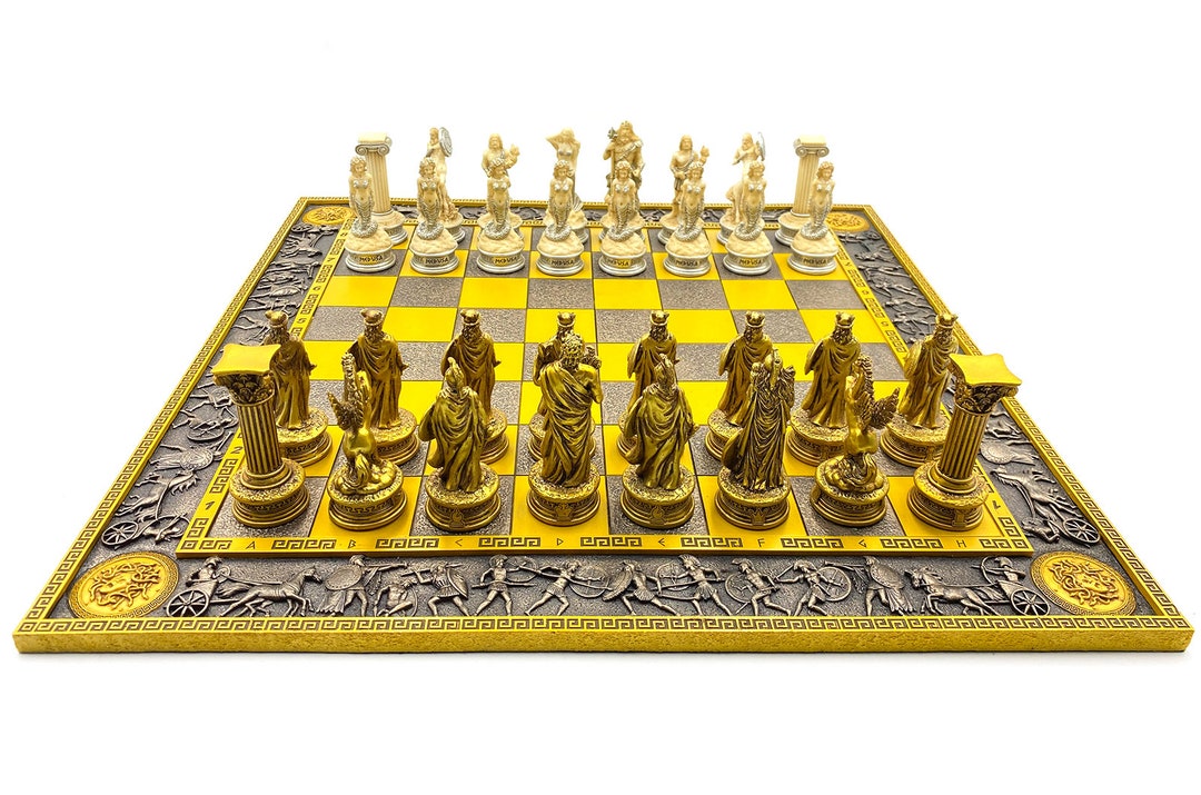 Greek Mythology Chess Set ,300 Spartan, Chess Set, Chess Pieces ...