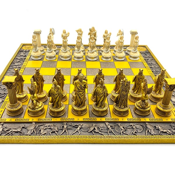 Greek Chess Set - Etsy