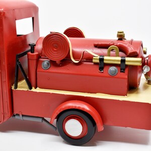 Vintage 1943 Fire Engine Metal Model Industrial Home - Etsy
