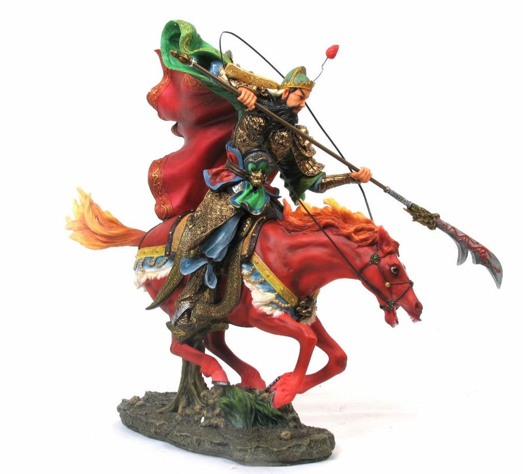 Chinese General Guan Yu Figure Guan Yu Warrior Statue Chinese Hero ...