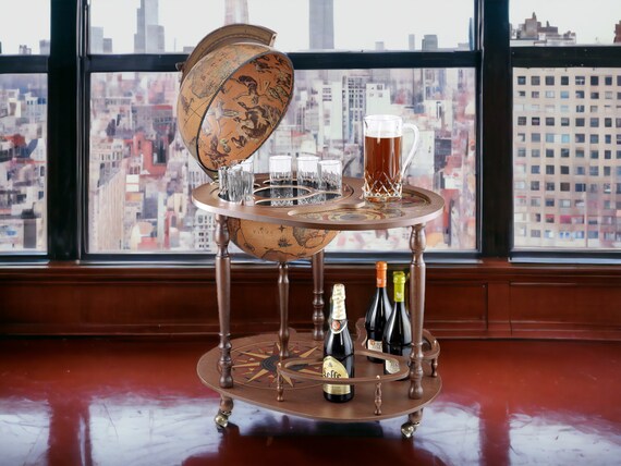 Globe Bar Set Up Inside