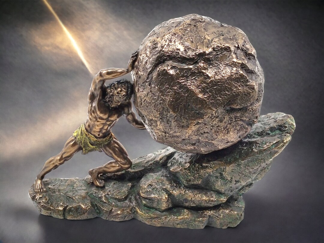 Bronze Sisyphus Sisyphus Statue Sisyphus Figurine Sisyphus - Etsy