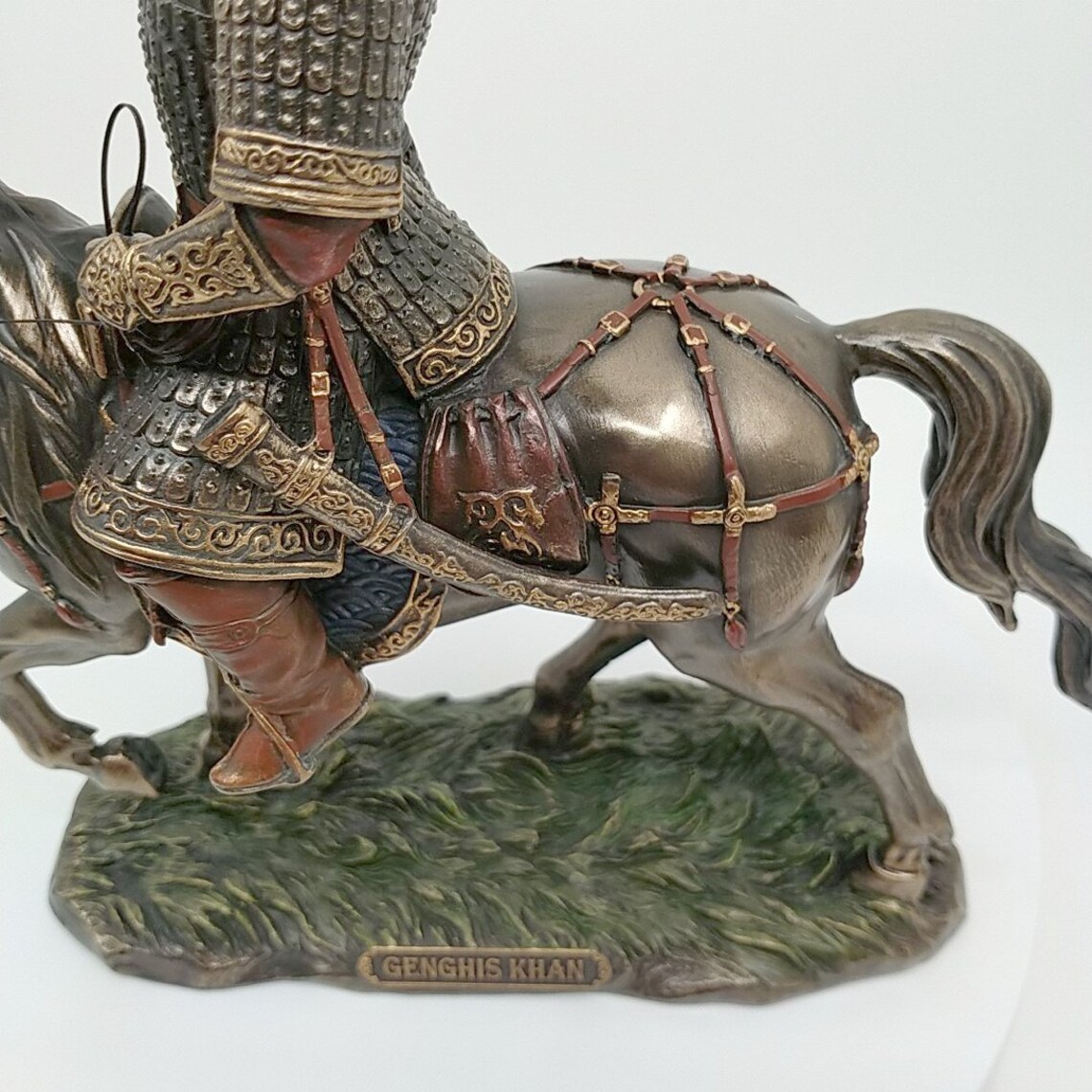 Great Warrior Chengiz Khan Statue Bronzed Chengis Khan - Etsy