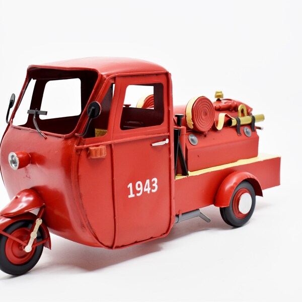 Antique Toy Fire Engine - Etsy