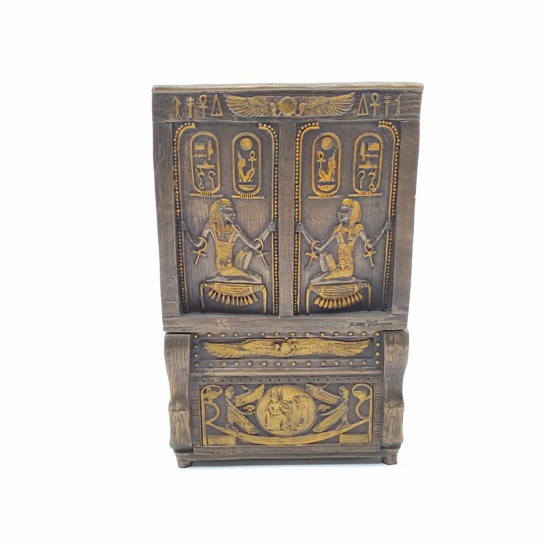 The Chair of Sitamun Statue Bronze Princess Sitamun Throne - Etsy