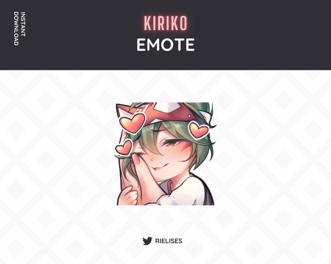 Kiriko Cuddle Emote | 1 Emote for Twitch, Discord, Youtube, Etc ...